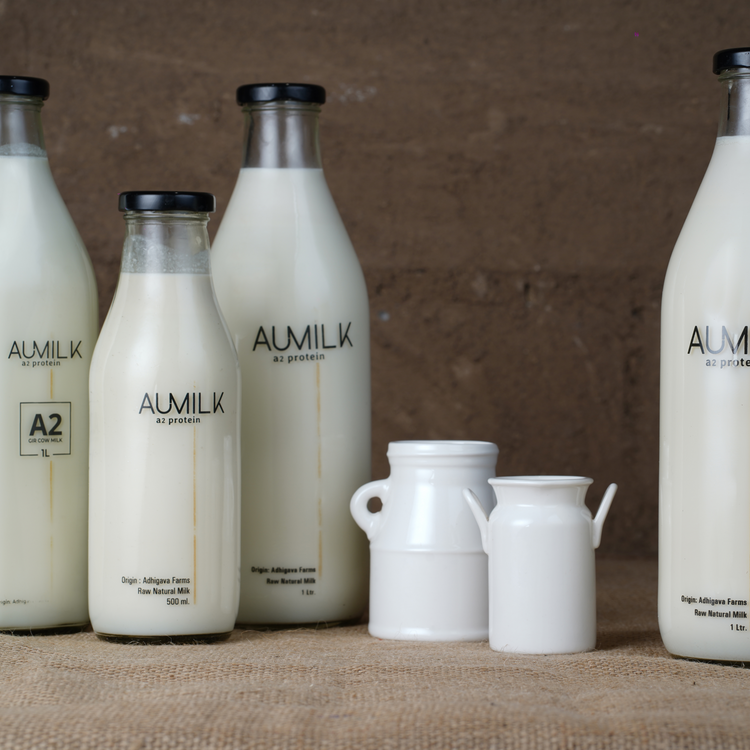 Aumilk | Desi Gir Cows A2 Milk | Home Delivery of Farm Fresh A2 Milk ...